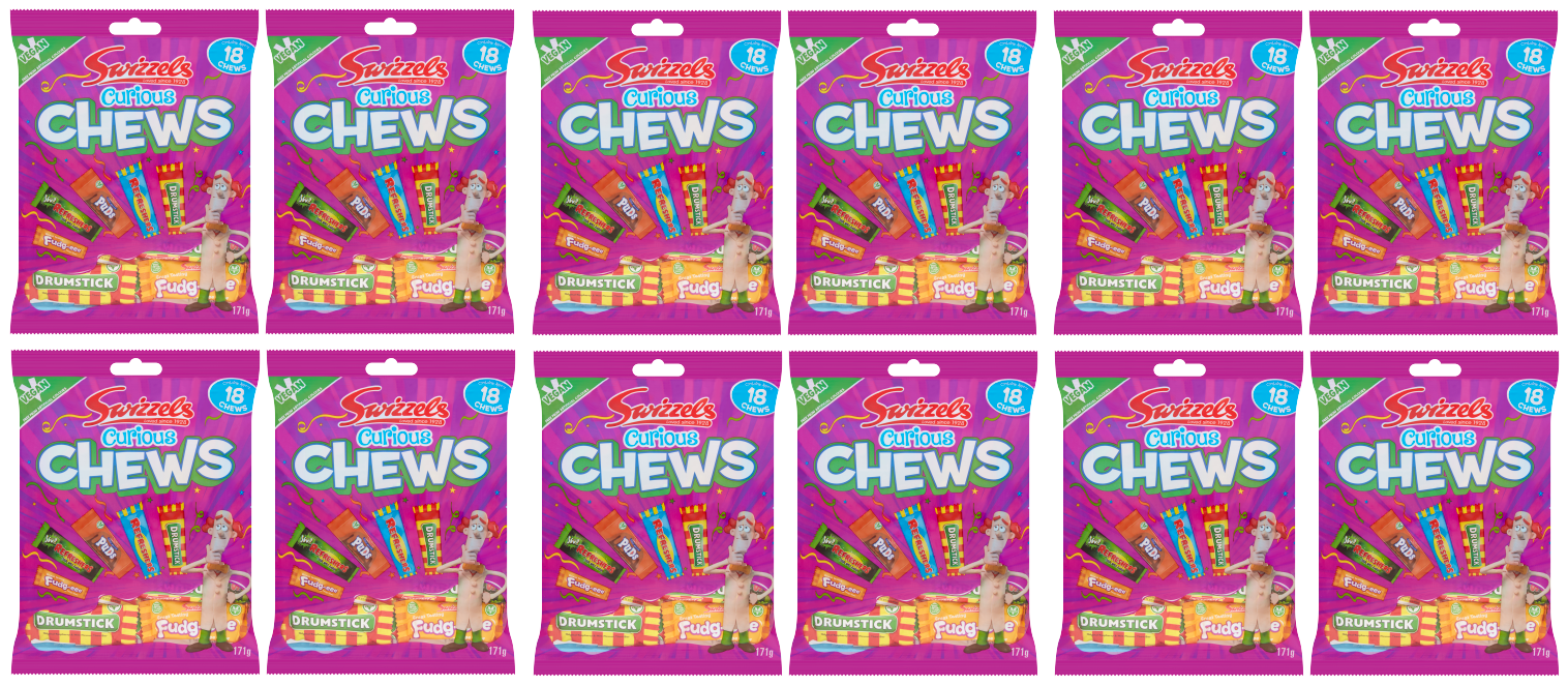 12 x Swizzels Curious Chews - 171G